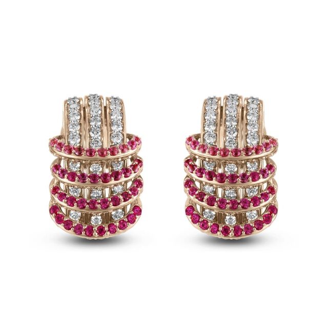 zoya ruby earrings