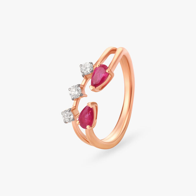 Scintillating Glamor Diamond Ring