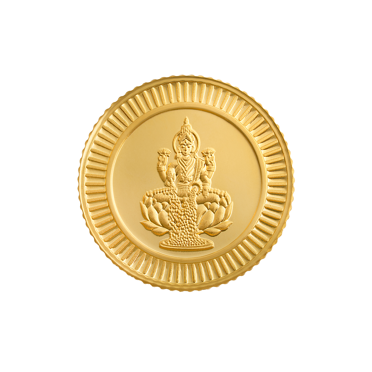 5G Gold Coin with Laxmi Motif