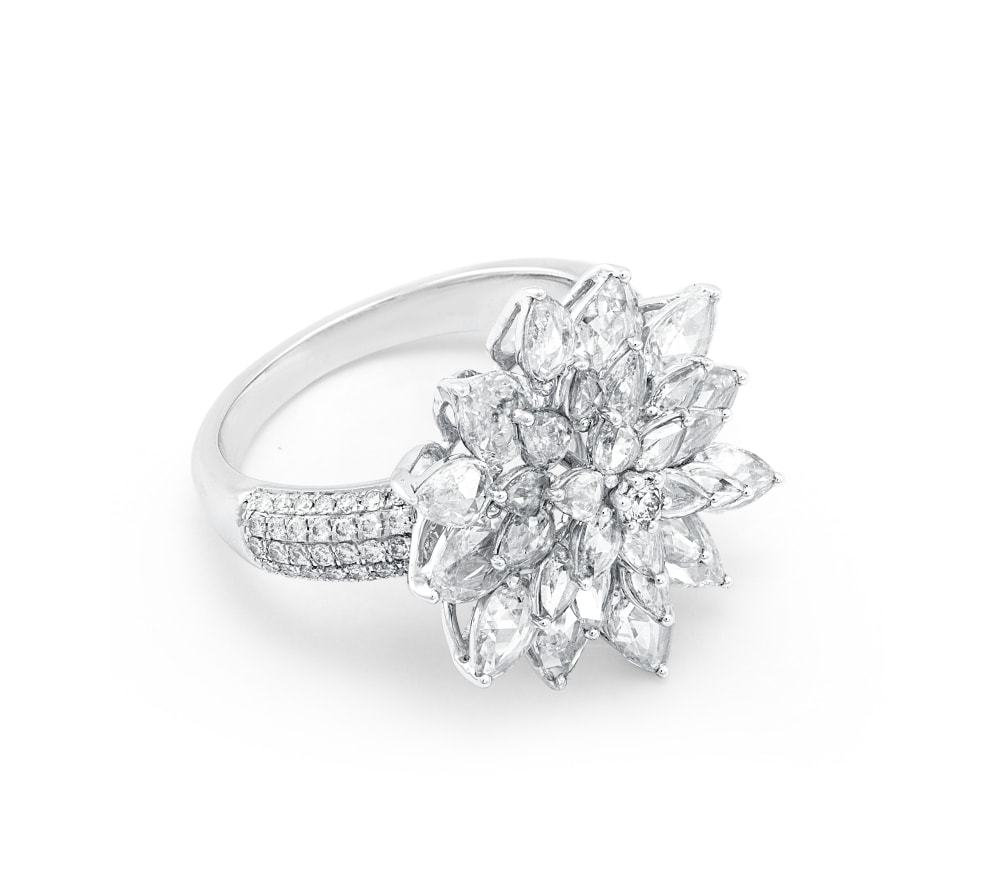 Blooming Solitaire Ring | Zoya A TATA Product