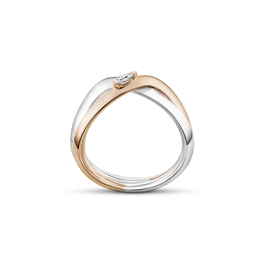 My Embrace ring, Slim, 1 diamond | Zoya A TATA Product
