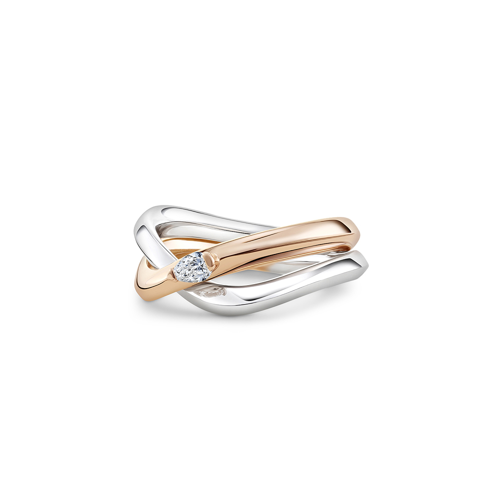 My Embrace ring, Slim, 1 diamond | Zoya A TATA Product