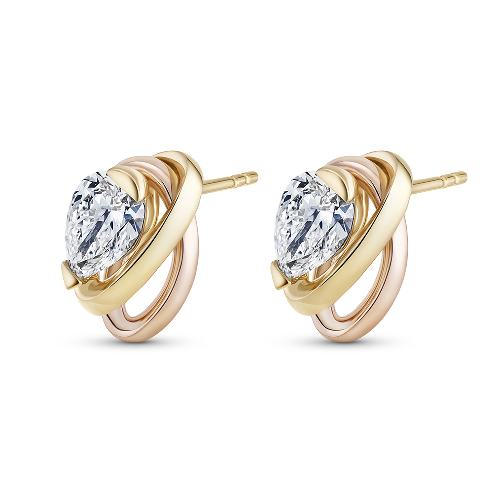 My Embrace Earrings, 1 diamond | Zoya A TATA Product