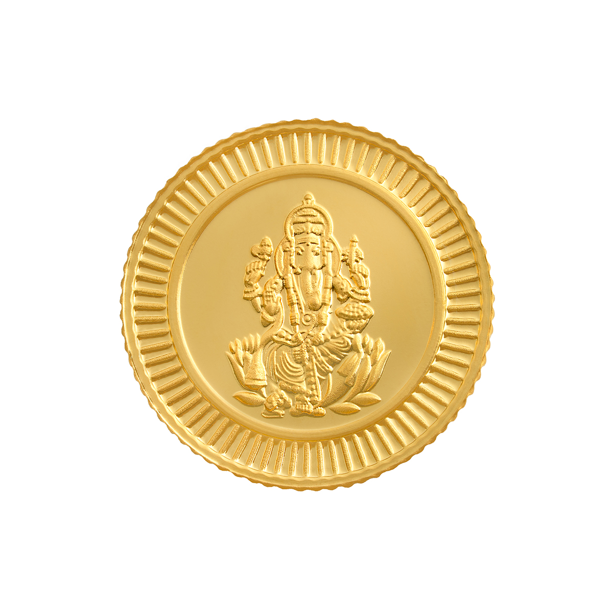 5G Gold Coin with Ganesha Motif