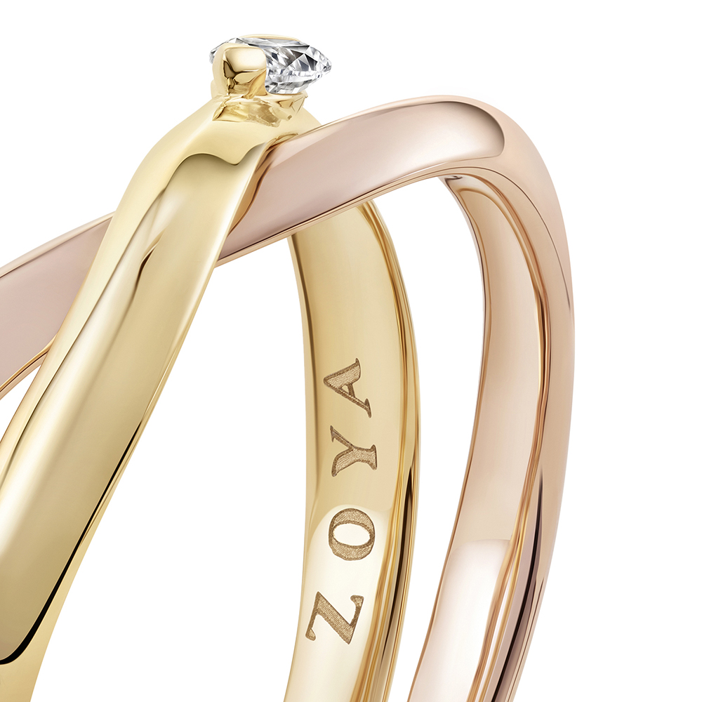 My Embrace ring, Slim, 1 diamond | Zoya A TATA Product